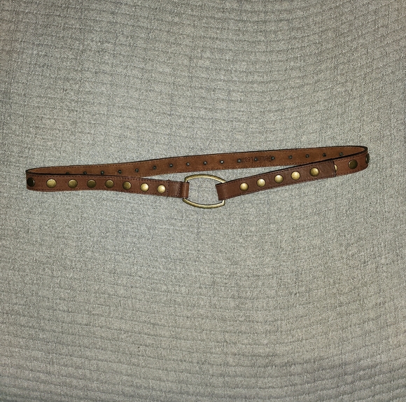 CAbi | Accessories | Cabi Tan Belt With Gold Studs | Poshmark